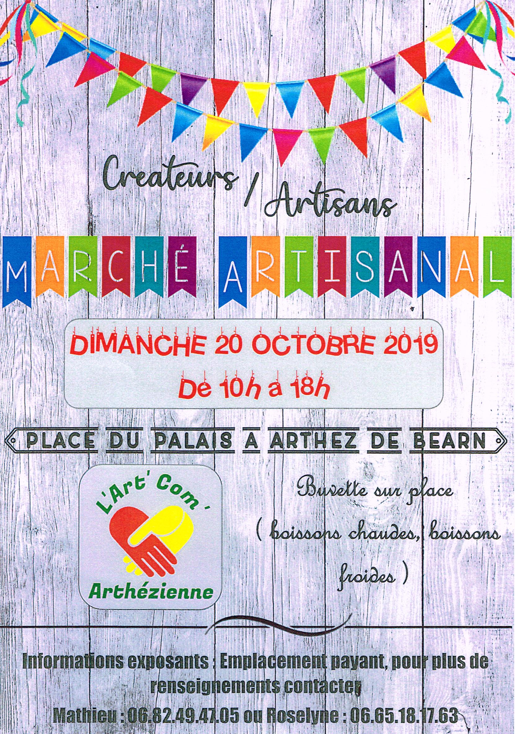 Premier marché artisanal de l’Art’ Com’ Arthézienne | Arthez mon ...